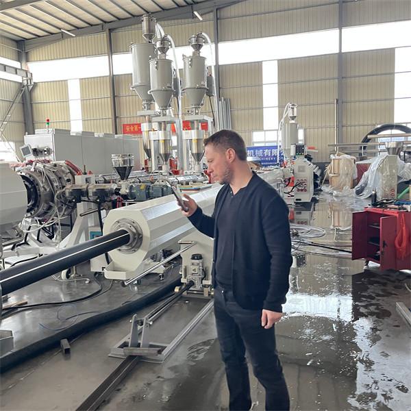 Quality PE HDPE LDPE PPR Plastic Water Gas Oil Supply Pipe Tube Extrusion Production Line for sale