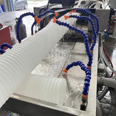 China Double Wall Corrugated Pipe Making Machine for Pipe Od 110mm / Pipe Speed 5-6m/min for sale
