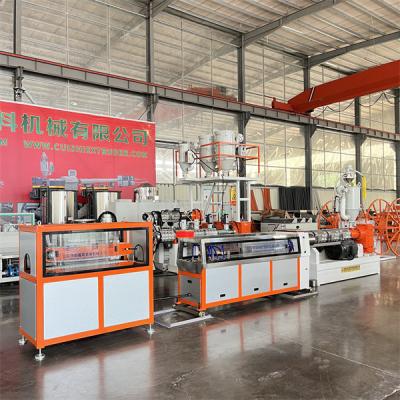 China HDPE PE Communication Silicon Core Pipe Extrusion Line COD Bundle Tube Making Machine with PLC Control System for sale