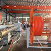 China High Output COD Silicon Core Bundle Pipe Extrusion Line HDPE Multi Duct Pipe Making Machine with PLC Control System for sale