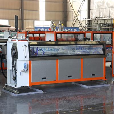 中国 オムロン 計器制御 単回螺旋エクストルーダー 19mm-50mm 直径の単壁波紋管機 販売のため