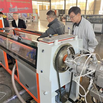 China 80-1000 Kg/H Corrugated Pipe Machine Plastic Extrusion Machinery With Single Screw Extruder for sale