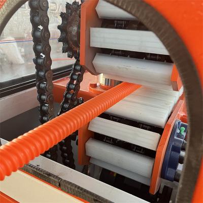 Cina Linea di estrusione tubi a spirale in PE PP con classificazione completamente automatica e avvolgitore da 100 m/rotolo in vendita