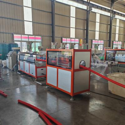 China Advanced Spiral Pipe Extrusion Line For Pe Pipe Winding Machine 100m/roll Pipe Id 50-200mm for sale