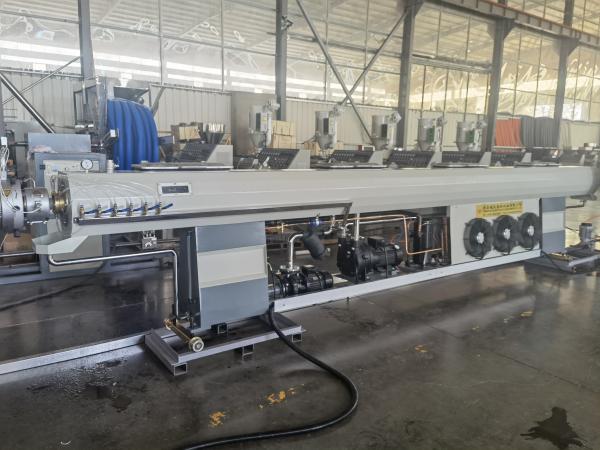 Full-automatic PE Pipe Extrusion Line Made In Motor for and Stable Production