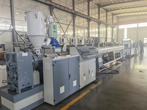 Full-automatic PE Pipe Extrusion Line Made In Motor for and Stable Production
