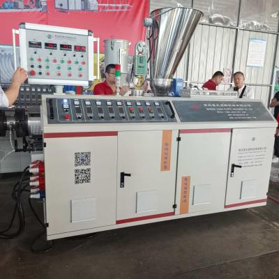 China Water Pipe Making Machine High Speed Flexible Shrinkable PA PE PP PVC Extruder Machine for sale
