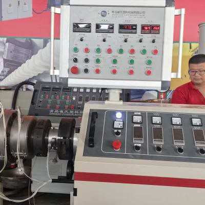 China Water Pipe Making Machine High Speed Flexible Shrinkable PA PE PP PVC Extruder Machine for sale