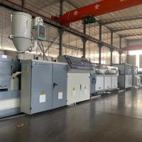 China Automatic HDPE Plastic Prestressed Spiral Pipe Making Machine with High Strength Structure for sale