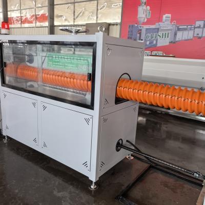 China Automatic HDPE Carbon Spiral Pipe Production Line / Plastic Pipe Extruder Making Machine for sale