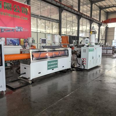 China Full Automatic HDPE Carbon Spiral Corrugated Pipe Production Line with Precise Winding and High Speed Coiling System for sale