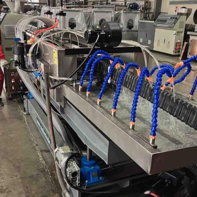 China Full Automatic SWC Corrugated Pipe Making Machine for Cable Protection Tubes for sale