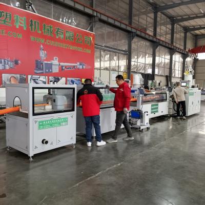 China PE Carbon Spiral Underground Cable Duct Pipe Extrusion Making Machine Production Line for sale