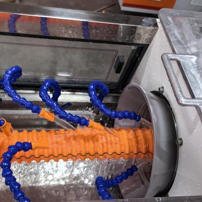China HDPE Carbon Spiral Cable Protection Conduit Manufacturing Machine Plastic Pipe Production Line for sale