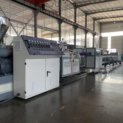 China High Efficiency HDPE Prestressed Spiral Pipe Extrusion Machine Plastic Corrugated Duct Manufacturing Line for sale