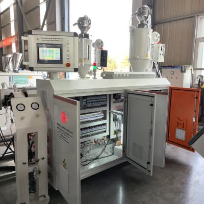 China Plastic Flexible HVAC Air Duct Corrugated Pipe Production Line High Speed Extrusion Machine for sale