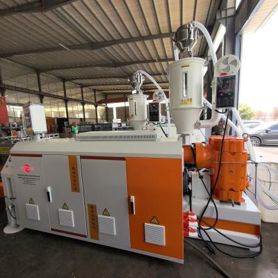 China High Speed PE PP Fresh Air Corrugated Pipe Extrusion Line HVAC Ventilation Duct Hose Making Machine for sale