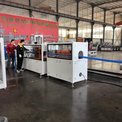 China HDPE PP Single Wall Corrugated Fresh Air Pipe Making Machine Flexible Ventilation Hose Extruder for sale