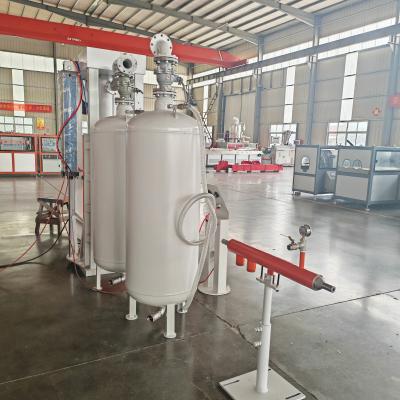 China Plastic PE Sheathing Extrusion Line for Unbonded Prestressed Concrete PC Steel Strand Coating Machine for sale