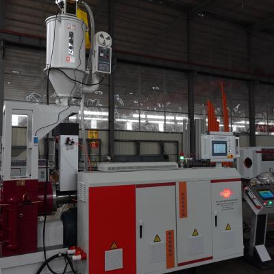 China Turnkey PE HDPE Pipe Extrusion Plant Automatic Single Screw Plastic Pipe Manufacturing Machine for sale