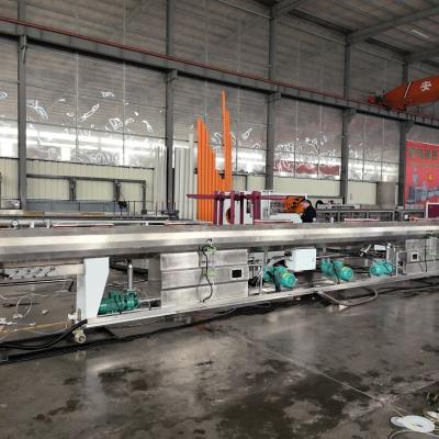 China High Efficiency PE HDPE Pipe Extrusion Line Single Screw Plastic Water Gas Supply Pipe Making Machine Factory Price for sale