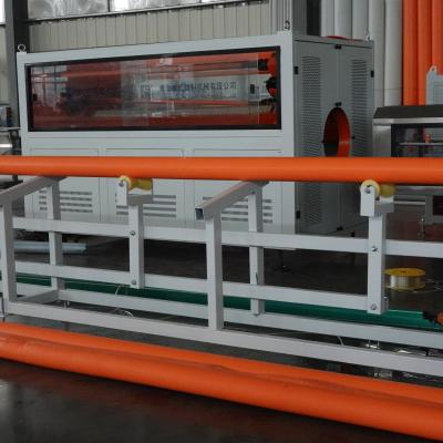 China Plastic MPP Electrical Power Pipe Making Machine High Pressure Cable Protection Pipe Extruder Underground Electric Conduit Pipe Extrusion Production Line for sale
