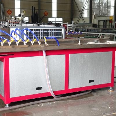 China Plastic PE PP PVC Diamond Mesh Tube Mesh Sleeve Extrusion Production Line Protective Net Pipe Making Machine for sale