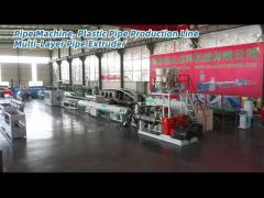 110-315mm 3 Layer Water Supply PE HDPE LDPE Pipe Making Machine / Production Line