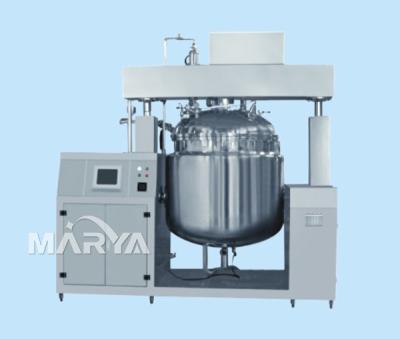 China Hydraulic Lifting Vacuum Emulsifier PLC Control for sale