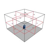 China High Precision Industrial Multiline Laser Level Automatic With Cross Line 8 Lines for sale