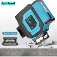 China 3D Outdoor Green Laser Level Self Leveiling Horizontal Vertical Multipurpose for sale