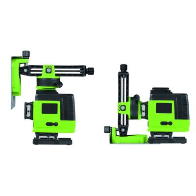 Cina Fascio laser trasversale di verde 3D, livello portatile del laser con la batteria al litio del rivelatore in vendita