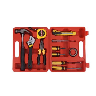Cina 12pcs Household Hardware Portable Toolbox With Combination Hardware Toolbox Ratchet Wrench Set in vendita