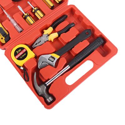 Cina 12pcs Household Hardware Portable Toolbox With Combination Hardware Toolbox Ratchet Wrench Set in vendita
