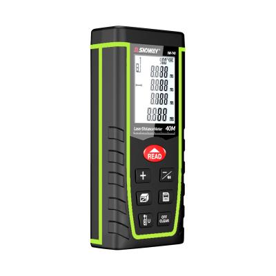 China OEM Handheld da função do medidor de distância 50M do laser With Self Calibration à venda