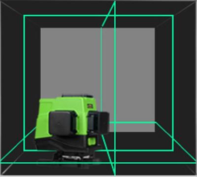 Cina L'auto che livella il fascio IP54 di verde del livello del laser 3D impermeabilizza con telecomando in vendita