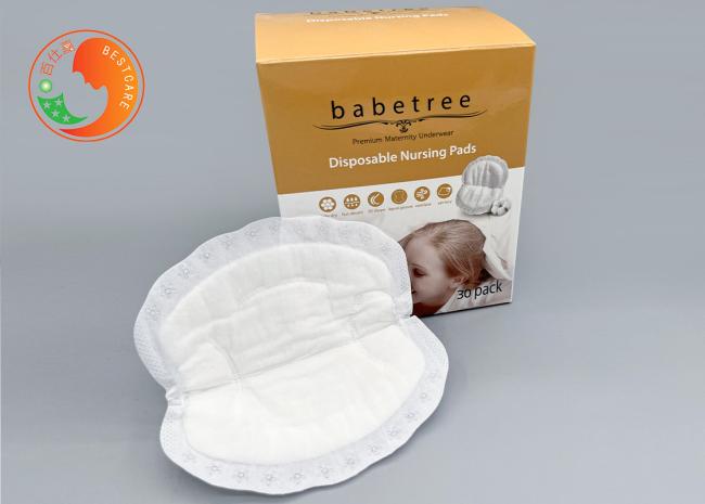 Nursing pads in use demonstration