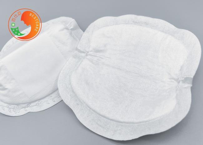 Close-up of bamboo breast pad texture