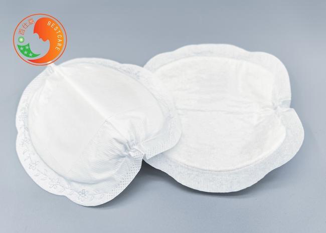 Bamboo breast pad thickness demonstration