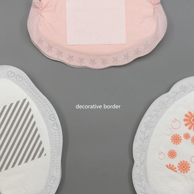Various shapes of bamboo breast pads