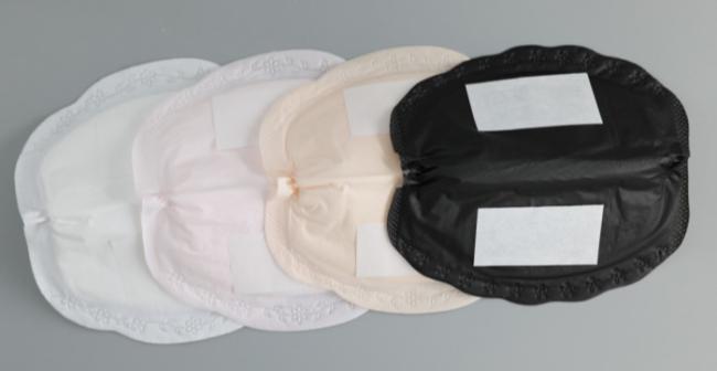 Various color options for breast pads