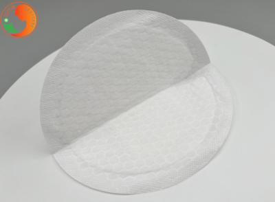 China Round Shape White Thin Nursing Pads Breast Leaking Pads For Mothers for sale