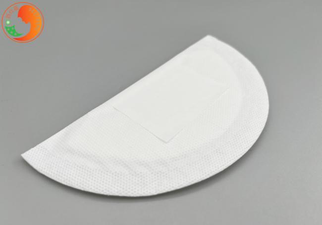 Close-up view of breast pad showing absorbent layers