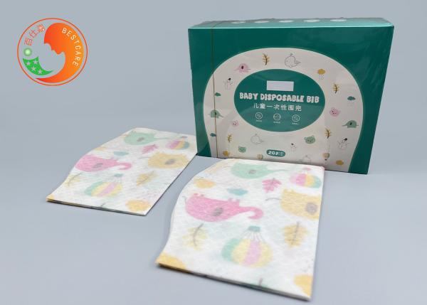 Quality Anti Irritation Skin Friendly Custom Disposable Bibs Waterproof Feeding Bibs For for sale
