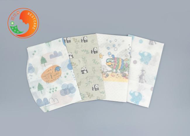 Sample cartoon pattern for disposable bib