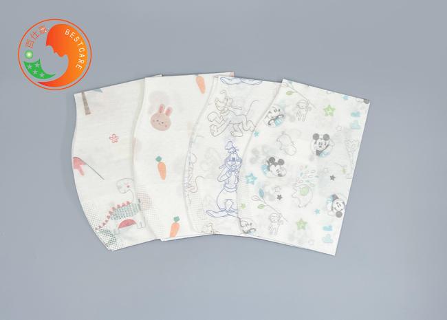 Sample cartoon pattern for disposable bib
