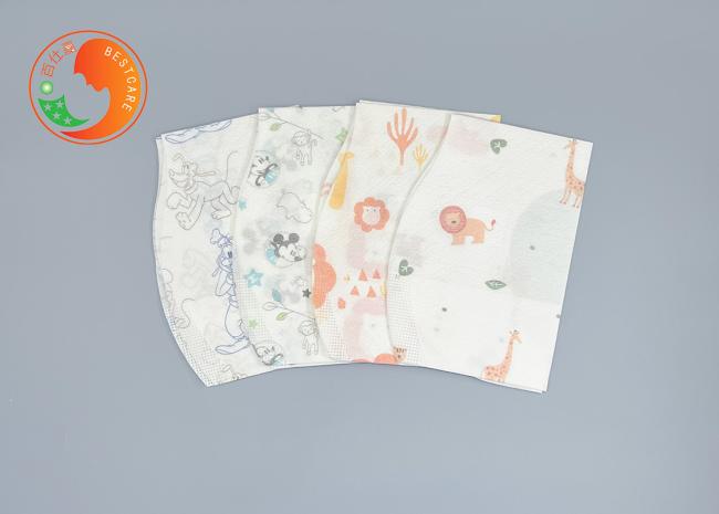 Sample cartoon pattern for disposable bib