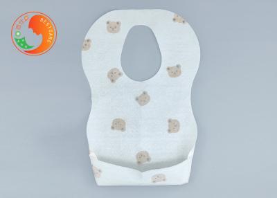 Cina Bavaglini usa e getta personalizzati leggeri, pieghevoli, con tasca raccogli-briciole e resistenti agli strappi in vendita
