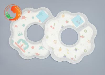 China Gentle Round Shape Newborn Dribble Bibs Dribble Catcher Bibs for sale