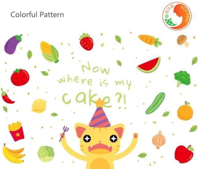 Various disposable placemat designs and patterns